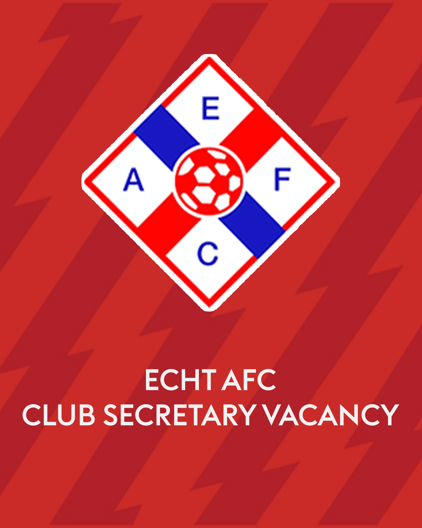 Echt AFC Club Secretary Vacancy - Aberdeenshire AFA